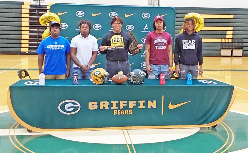 Five Griffin football stars sign to college teams | Sports ...