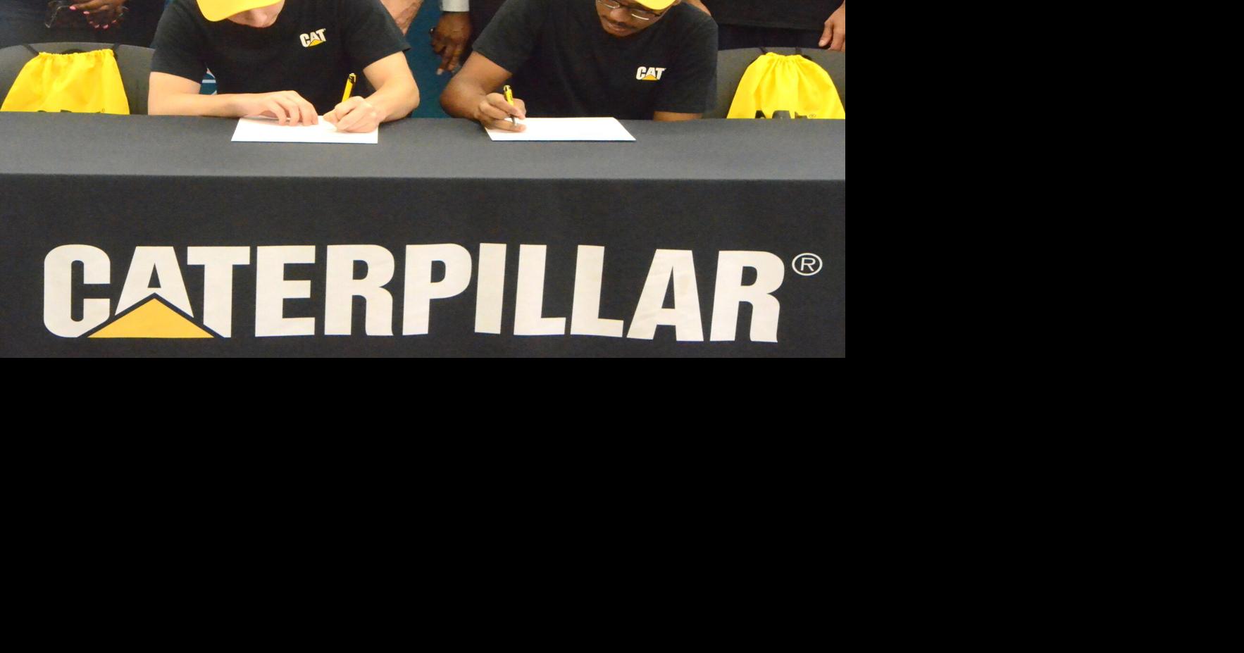 First two students graduate from internship program with Caterpillar ...