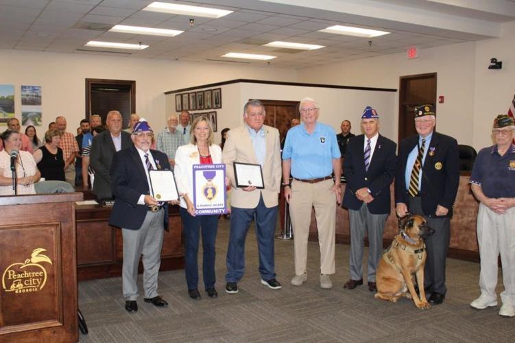 Peachtree City officially becomes a Purple Heart City | News ...
