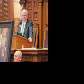 Ralston honored at Capitol with portrait at entrance of chamber where ...