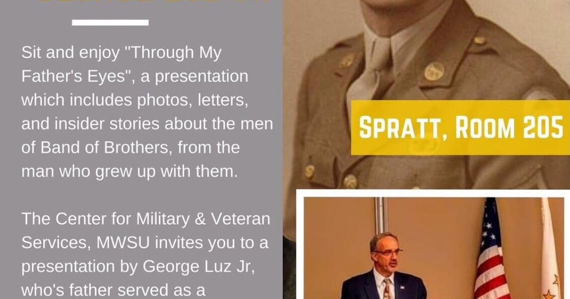 George Luz Jr. Speaks at "Through my Father's Eyes" Event | Lifestyles ...