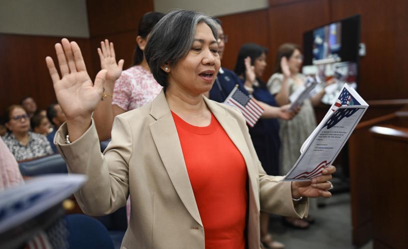 PHOTOS: Guam welcomes 78 new US citizens ahead of Juneteenth holiday ...