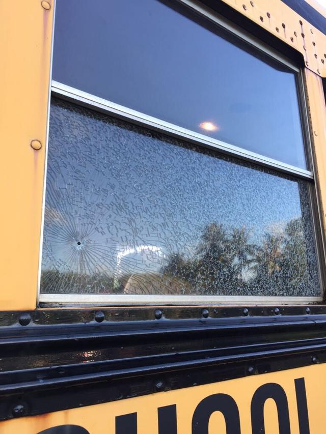 GPD: No injuries after unknown projectile cracks school bus window ...