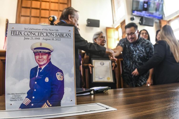 Final call rings for the late Fire Chief Felix Sablan | Multimedia ...