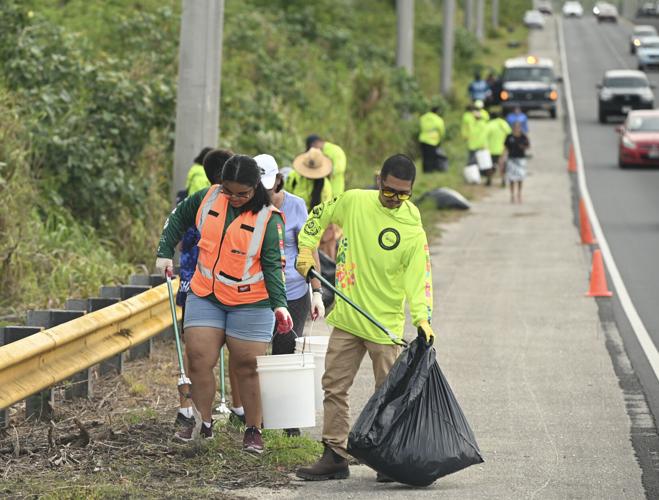 Guam Green Growth newest conservation corps members clean Yigo roadside ...