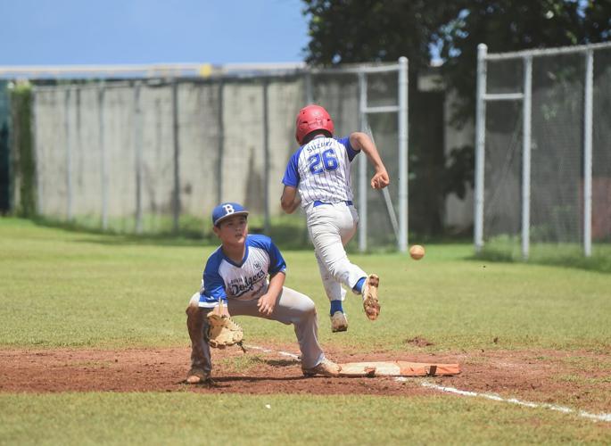 Barrigada Dodgers teams face each other in Guam Little League Baseball ...
