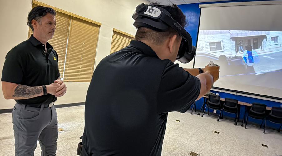 PHOTOS: Guam police officers now train virtually to improve safety on ...