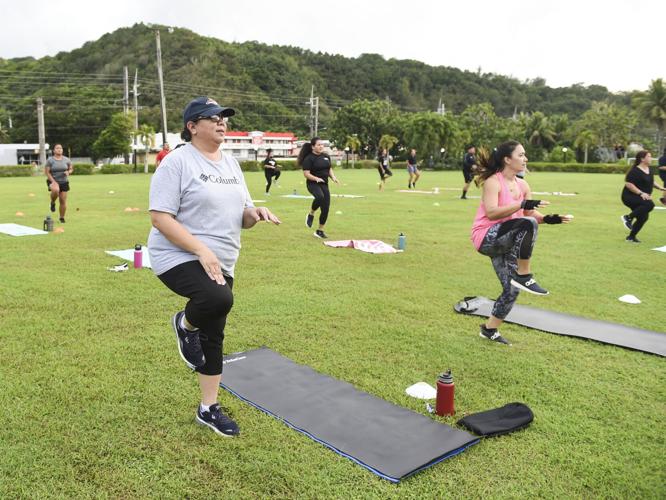 Tribe Guam camp participants get a workout in Hagåtña | News | guampdn.com