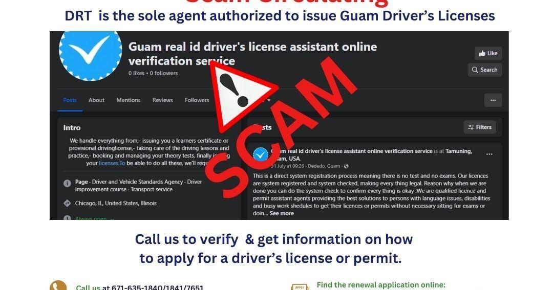 DRT: Beware of Guam driver’s license scammers | News | guampdn.com