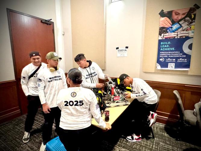 GW High School robotics team bags 3rd, 5th place in their first VEX V5 ...