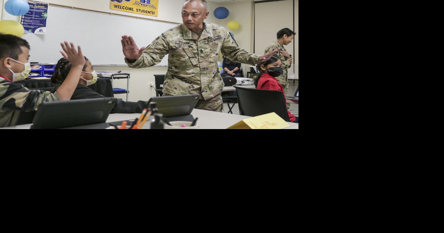 Leonen and Aguigui welcomes Starbase Guam students | Islandstyle ...