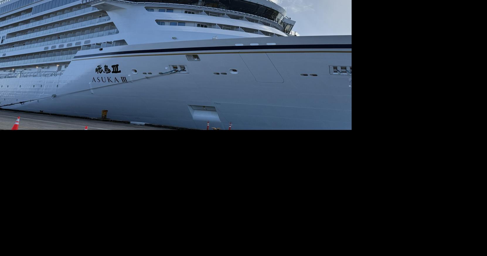 Cruise ship Asuka III's maiden voyage to Guam brings 1,000 passengers ...