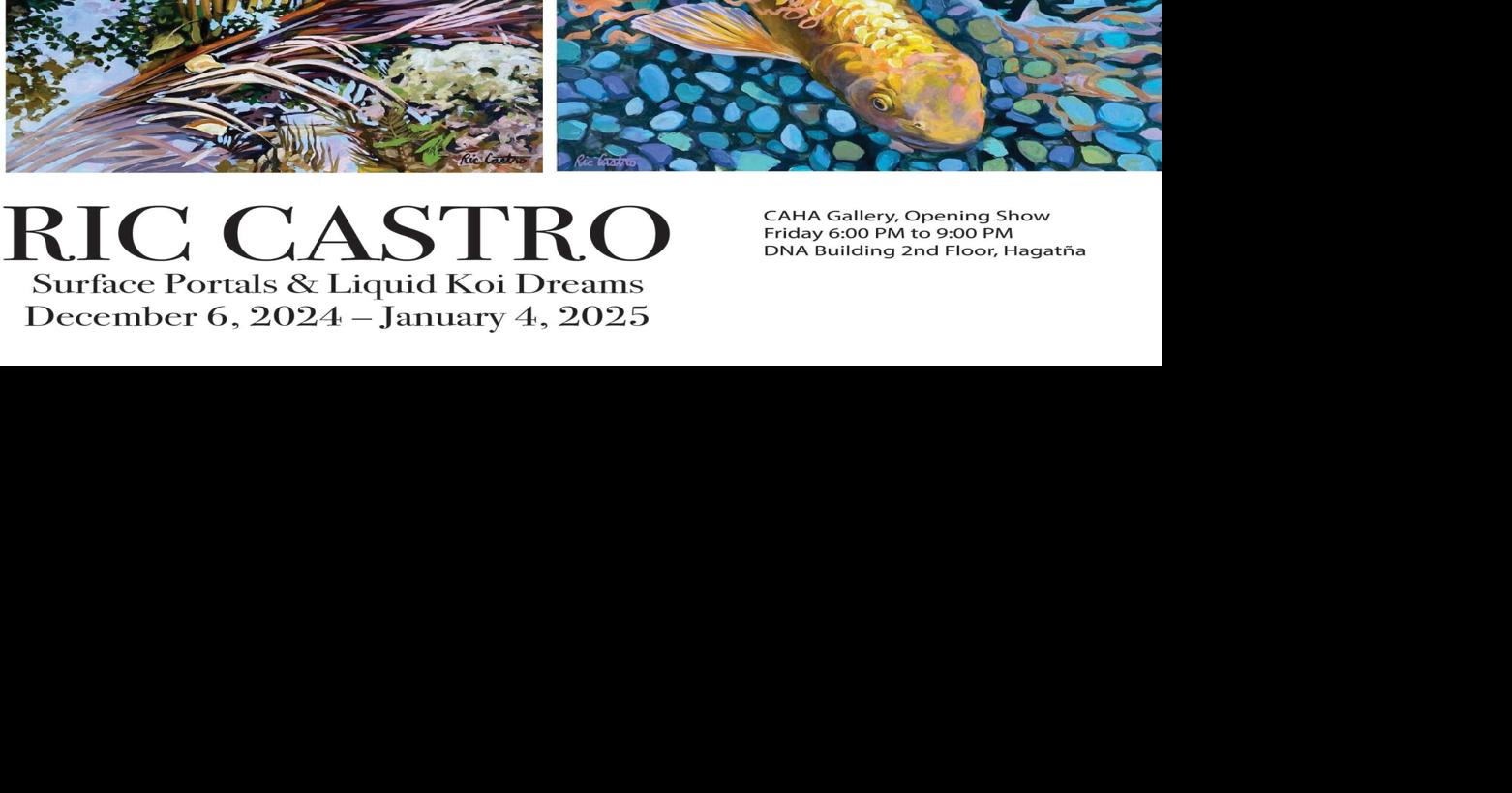 'Surface portals & liquid koi dreams': Ric Castro's solo exhibit opens ...