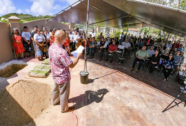 Ancestral CHamoru remains reburied at Pago Bay Resort | Multimedia ...