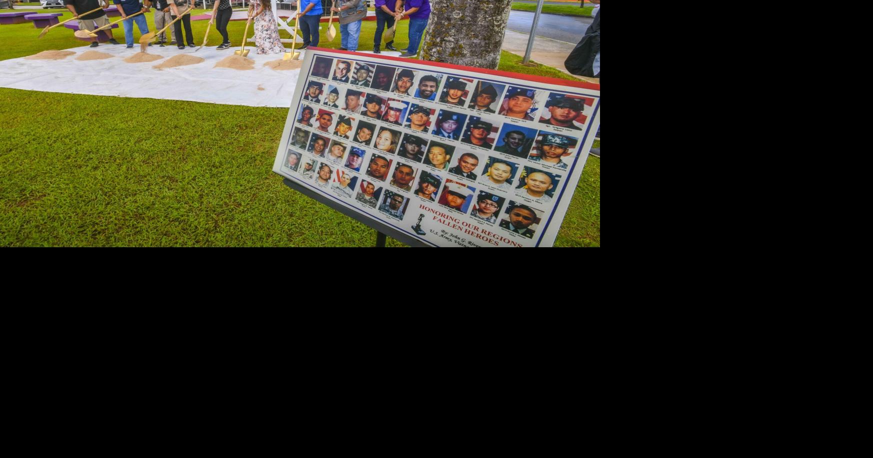 Groundbreaking held for Guam Gold Star Families Memorial Monument ...