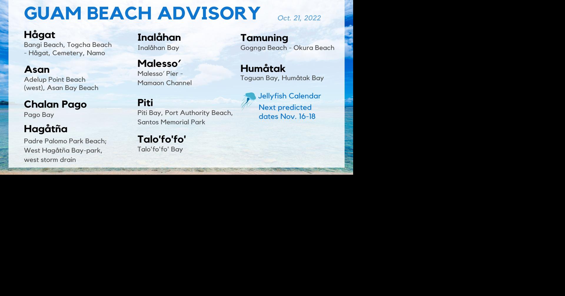 Guam EPA warns of 18 polluted beaches | News | guampdn.com
