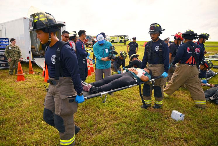 A full-scale disaster exercise at the airport | Multimedia | guampdn.com