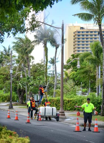 20240124 waterblasting poles 01.jpg | News | guampdn.com