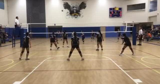 Simon Sanchez Sharks rally to defeat Harvest Eagles in girls volleyball ...
