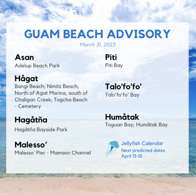 Guam EPA warns of 11 polluted beaches | News | guampdn.com
