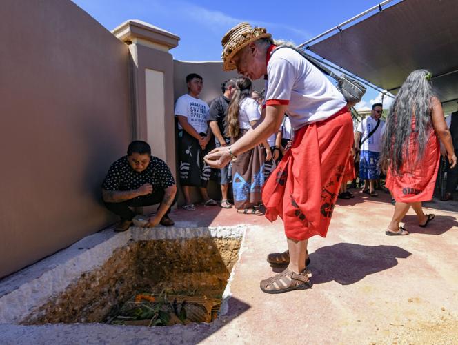 Ancestral CHamoru remains reburied at Pago Bay Resort | Multimedia ...