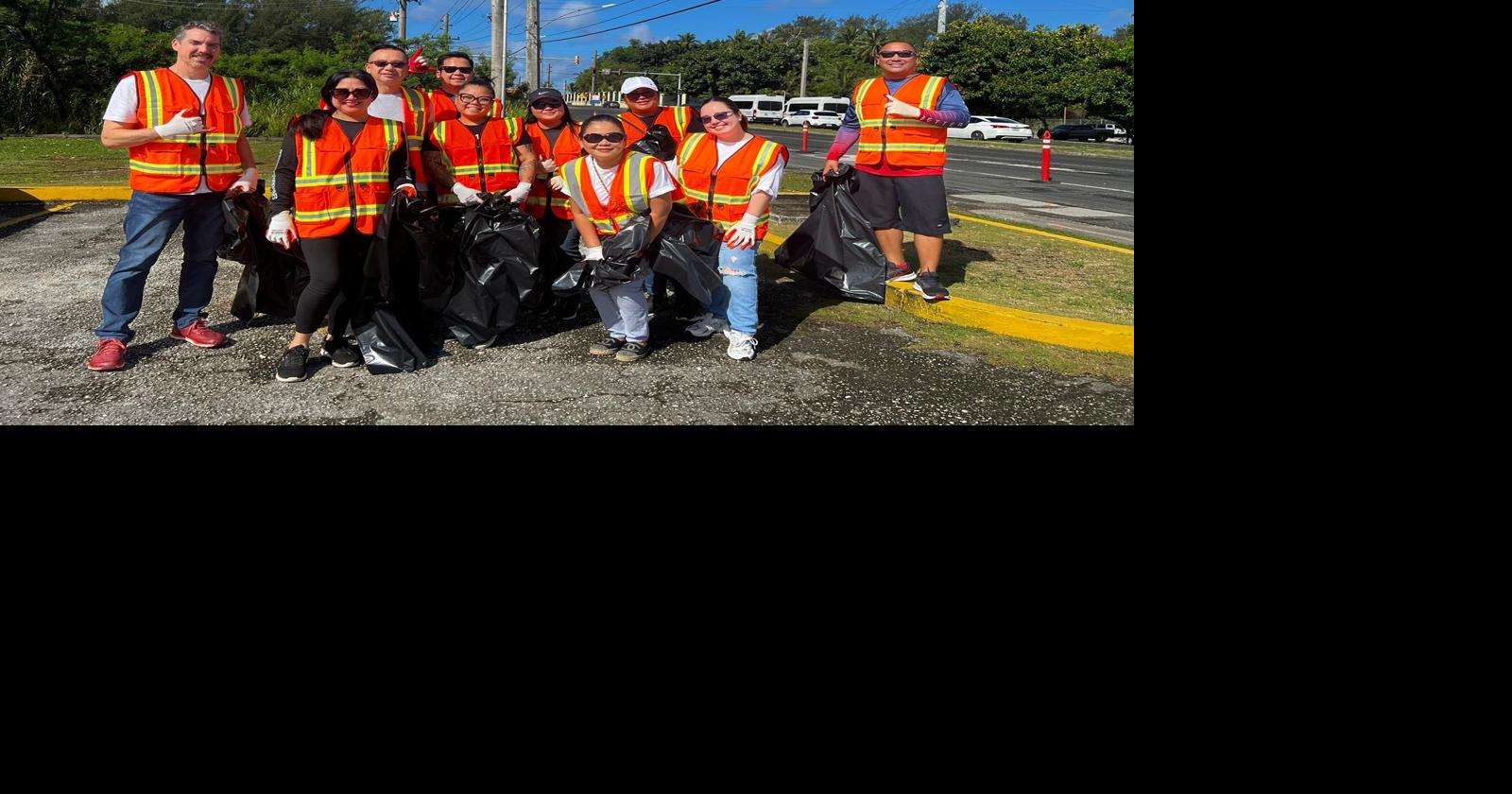 APL holds adopt-a-road cleanup along Sumay Road | Lifestyle | guampdn.com