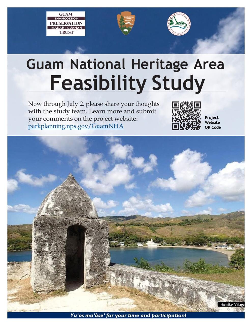 Show support for Guam to be a national heritage area through survey ...