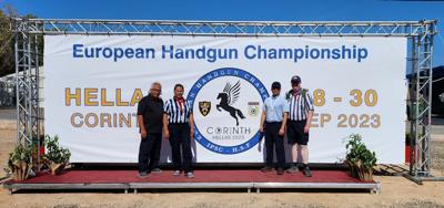 Guam range officers stack up experience at huge Euro handgun event ...