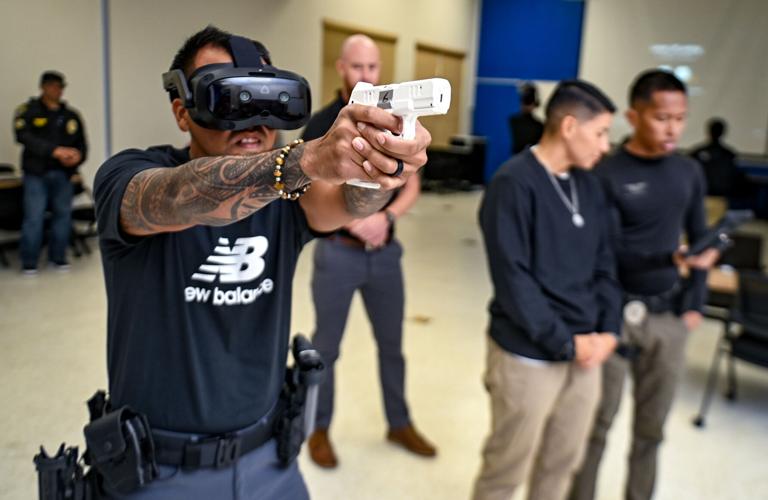 PHOTOS: Guam police officers now train virtually to improve safety on ...