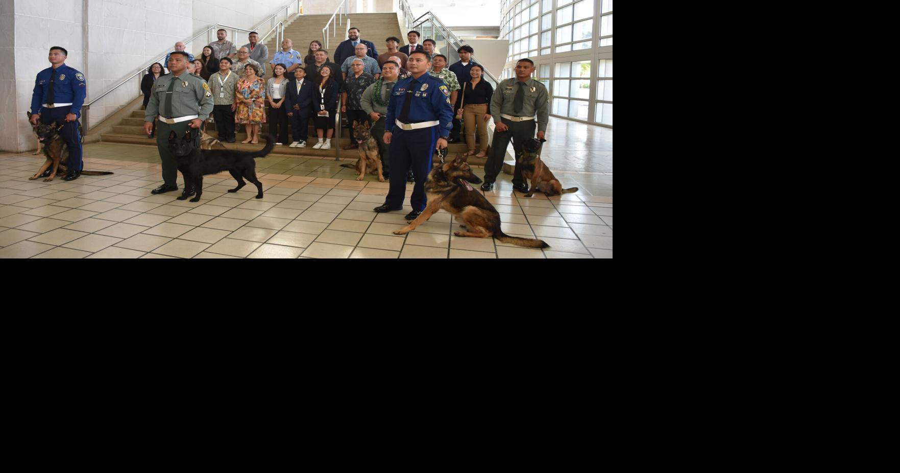 Guam has 7 newly certified drug detector dog handlers | News | guampdn.com