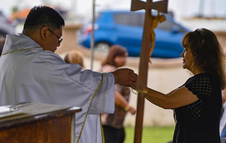 PHOTOS: Former Sumai residents, descendants attend memorial Mass ...