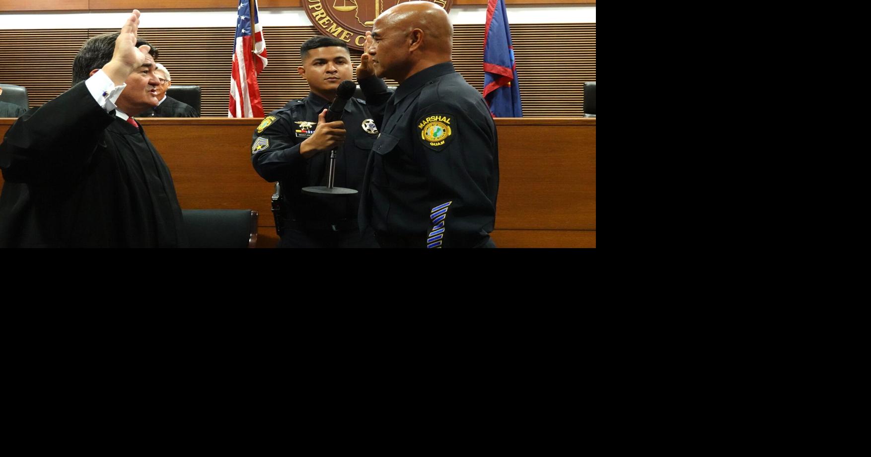 Diaz sworn in as new marshal of the courts | News | guampdn.com