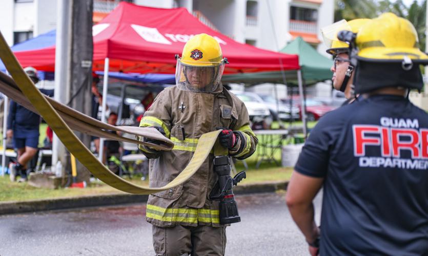PHOTOS: Training to become Guam firefighters | Multimedia | guampdn.com