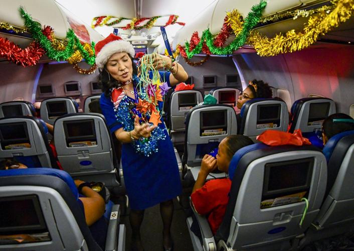 Celebrating the holidays aboard United Airlines' Fantasy Flight ...