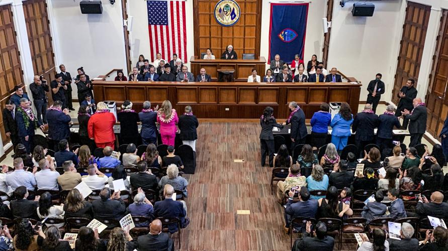 Inauguration for the senators of the 37th Guam Legislature | Multimedia ...
