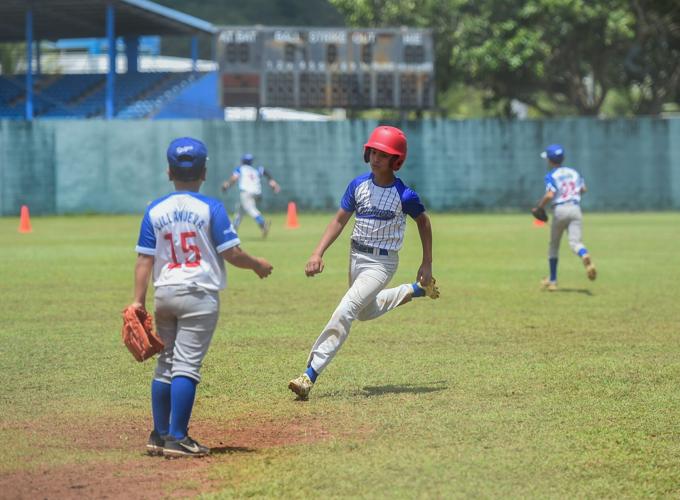 Barrigada Dodgers teams face each other in Guam Little League Baseball ...