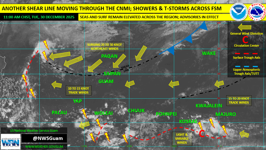 NWS: Conditions favorable for outdoor New Year activities across Guam ...