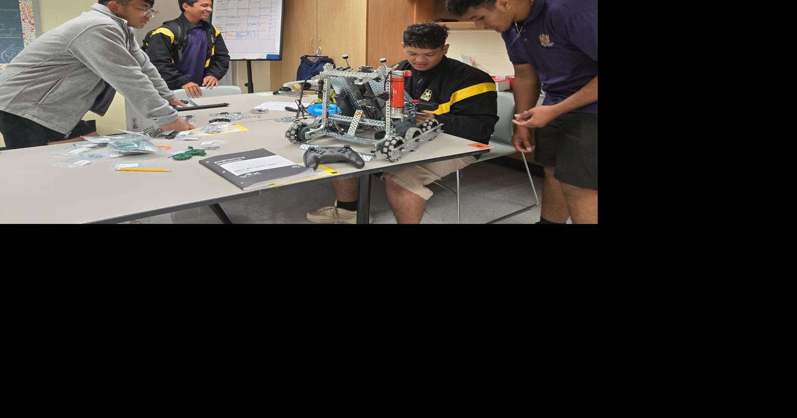 GW High School robotics team gears up for its first VEX B5 ...