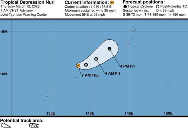 UPDATED Nuri dissipating, will no longer reach Marianas but rain ...