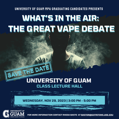 'The Great Vape Debate' on Wednesday at UOG | News | guampdn.com