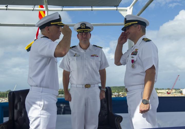 'Legacy of excellence': USS Frank Cable holds change of command ...