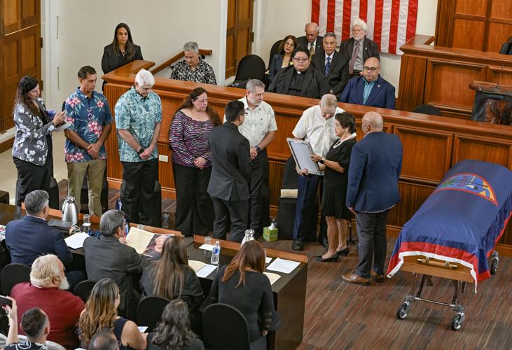 PHOTOS: State memorial service honors former senator Carmen Kasperbauer ...