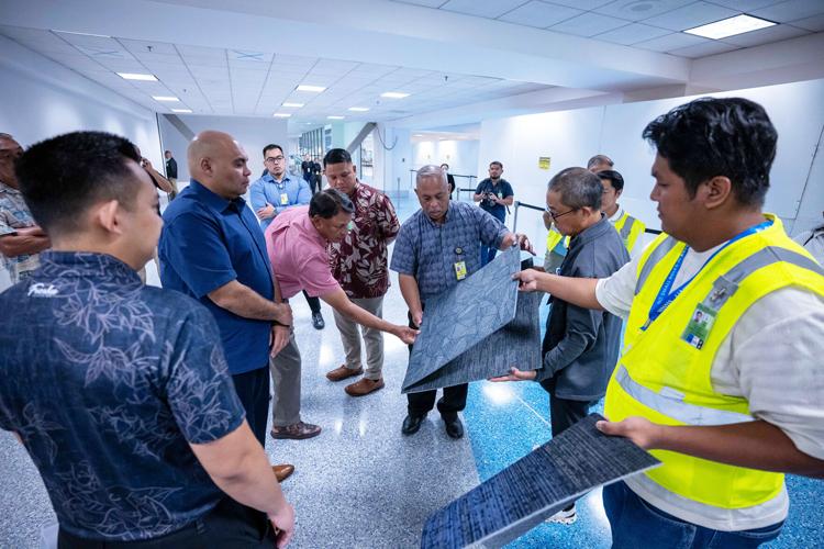 Guam airport adds terrazzo flooring for first phase of its terminal ...
