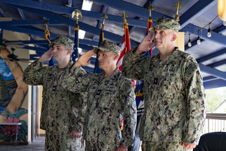 Commander Task Force 75 holds change of command on Naval Base Guam ...