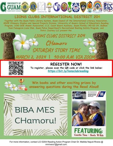 CHamoru-themed Story Time on March 2 | Lifestyle | guampdn.com