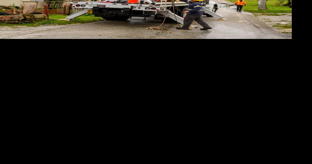 Guam Power Authority crews work to restore islandwide power after ...