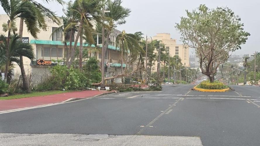 PHOTOS: Guam the morning after Super Typhoon Sinlaku's passing ...