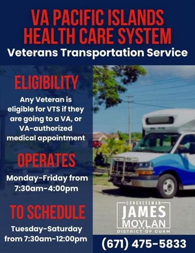 Moylan: Free rides to VA-approved medical appointments for Guam ...