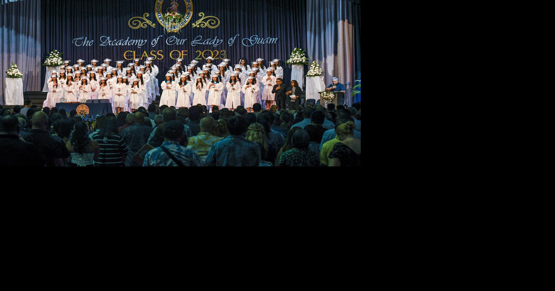 Academy of Our Lady of Guam, Class of 2023 commencement ceremony | News ...