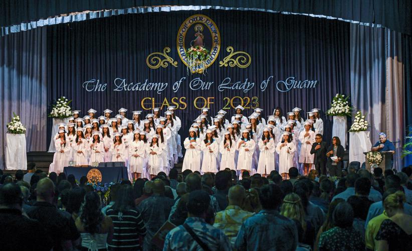 Academy of Our Lady of Guam, Class of 2023 commencement ceremony | News ...